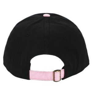 Blackpink BP Logo Plain Black Traditional Adjustable Hat