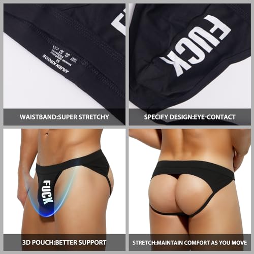 Arjen Kroos Men's Jockstrap Athletic Supporter Sexy Jock Strap Cotton Underwear