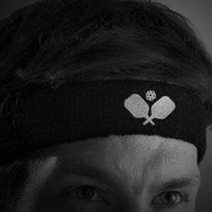 Pickleball Sweatbands — 3 Piece Sweat Absorption Wristbands and Headband — Moisture Wicking Athletic Cotton