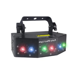 ecostrobe disco party lights,dj laser lights rgb sound activated,master-slave scan light projector by dmx512 ctrol,indoor dance light,pattern stage light - for birthday light shows clubs bars