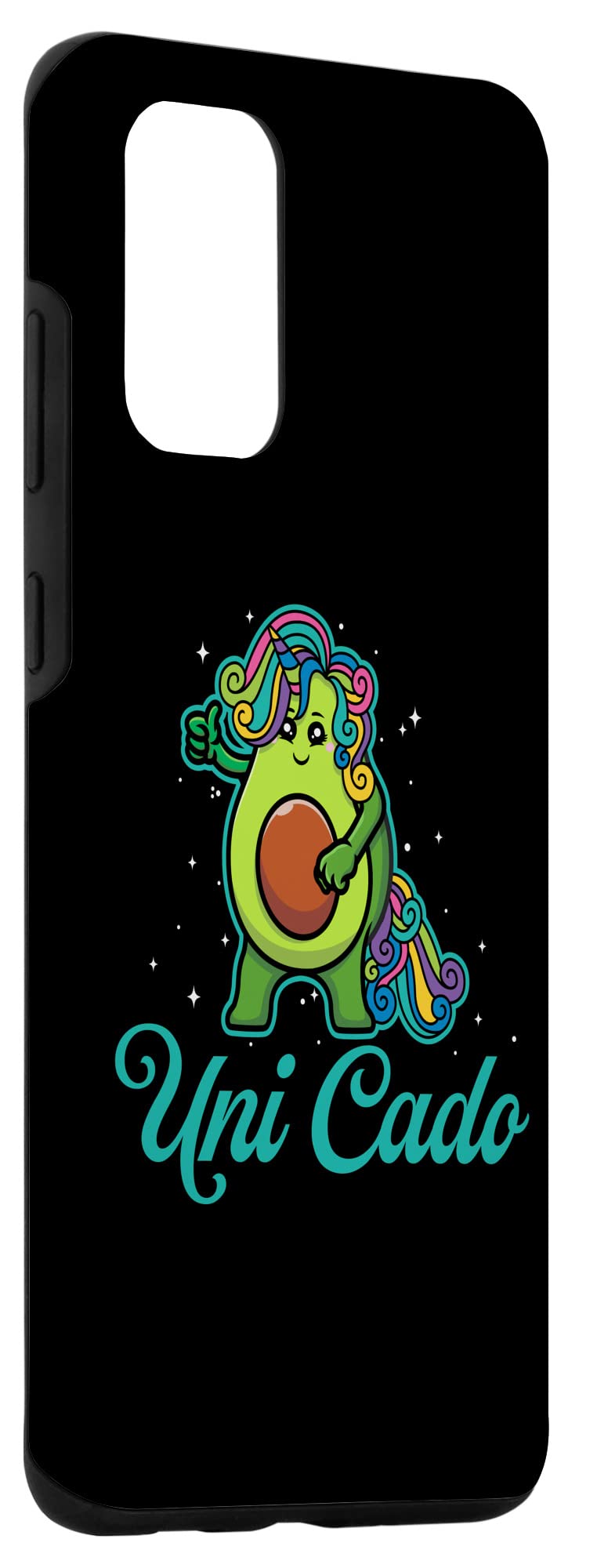 Galaxy S20+ Uni Cado, Cute Avocado, Funny Unicorn, Guacamole, Vegan Case