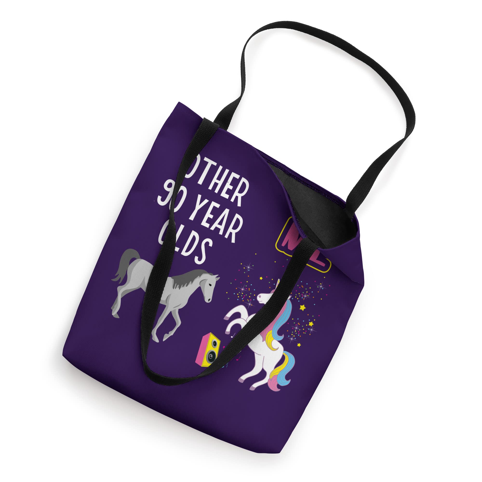 90th Birthday Funny Other 90 Year Olds Me Unicorn Women Tote Bag