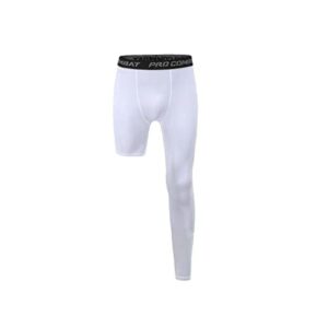 jonscart one leg compression tights long pants basketball sports base layer underwear active tight