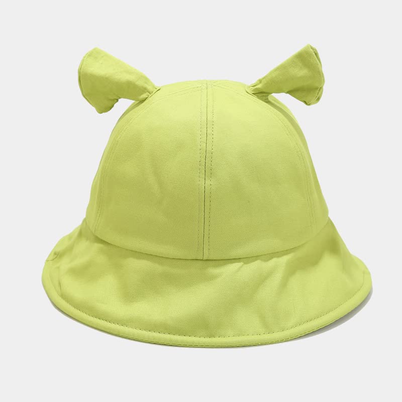 Shrek Bucket Hat for Women Men Summer Travel Beach Sun Hats Outdoor Cap Funny Cosplay Hat (Green)