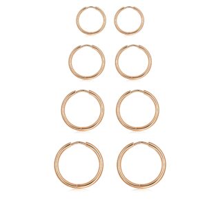 rose gold earrings, small hoop earrings for women multipack, cartilage earring huggie earring 6mm 8mm 10mm 12mm jewelry