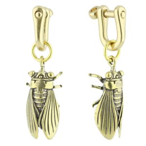 balala solid brass cicada ear weights hanger spreader gauges piercing tunnels plugs stretching kit