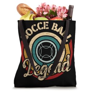 Retro Bocce Ball Legend Proud Italian Bocce Ball Tote Bag