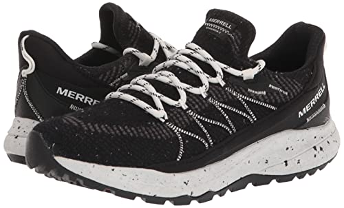 Merrell womens Bravada 2 Hiking Shoe, Black/White, 8 Wide US