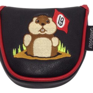 ReadyGOLF 19th Hole Gopher Embroidered Putter Cover Mallet