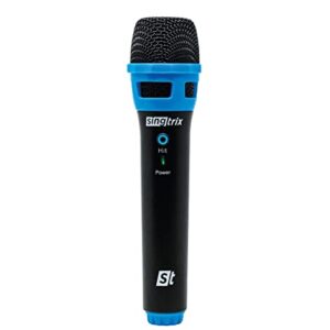 singtrix New Premium Wireless Karaoke Microphone Seen On SharkTank, with Hit Effect Party Bundle Karaoke Machines, Kids & Adults, Universal 1/4" Output, 150ft Range, Events, Speech, Party