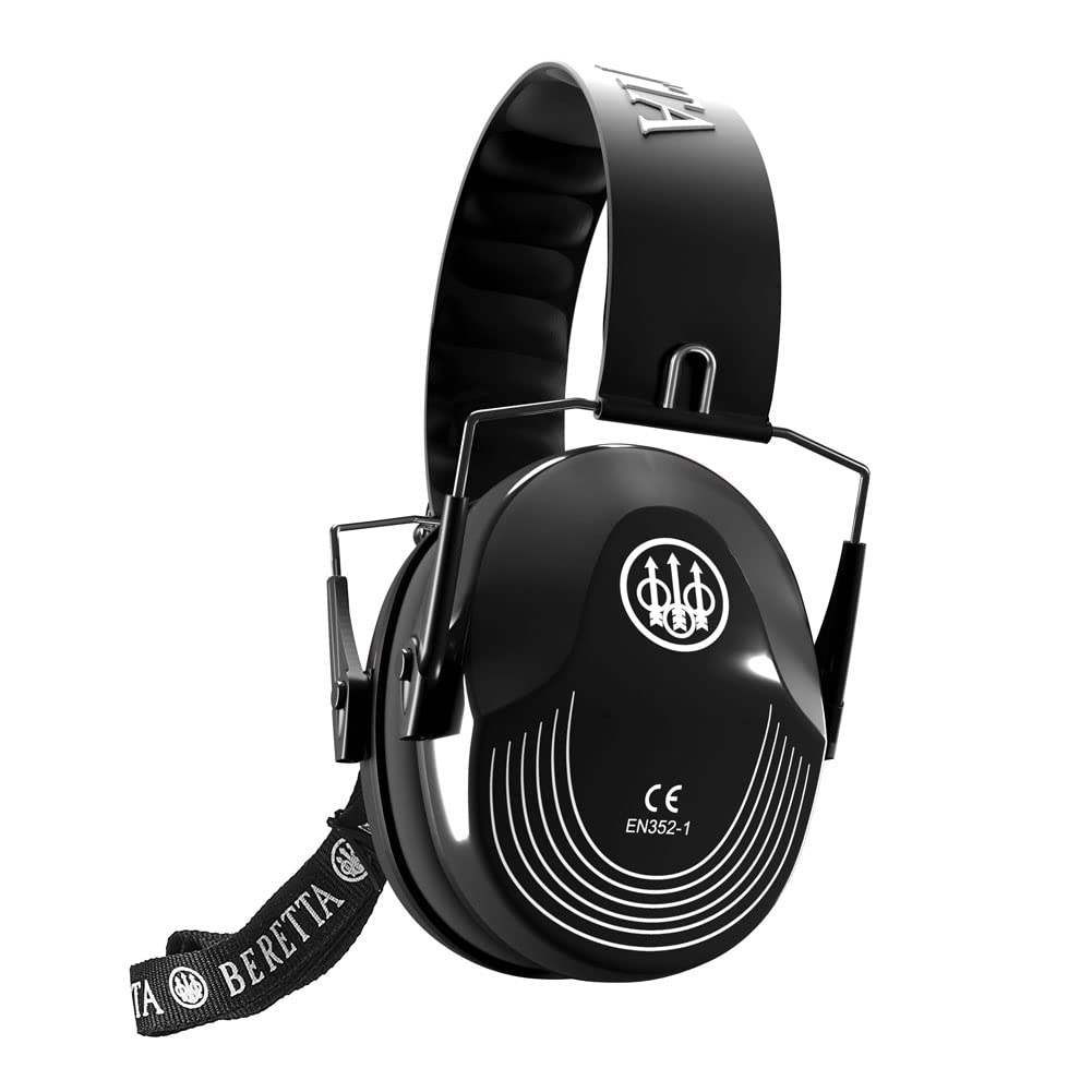 Beretta Safety Pro Earmuff, Black, One Size