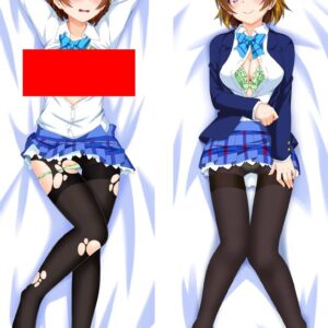 Xugang Love Live! Hanayo Koizumi Full Body Animation Pillowcase Dakimakura, 150x50cm Peach Skin/2WAY Embracing Body Pillowcase Full Body Animation Pillowcase