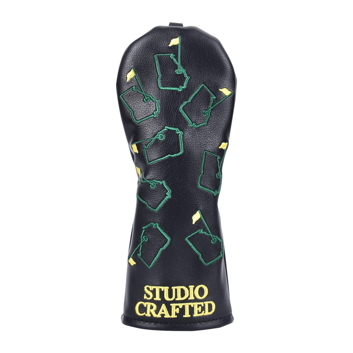 Studio Crafted Augusta Georgia Golf Driver Fairway Woods Hybrid Headcover Black (Hybrid Cover)