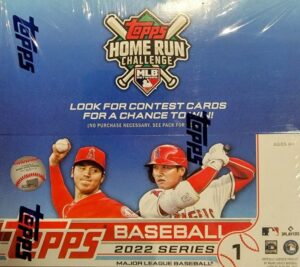 2022 topps baseball series 1 retail display box (24 packs)