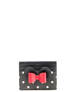 kate spade disney minnie mouse card holder case - polka dot minnie bow