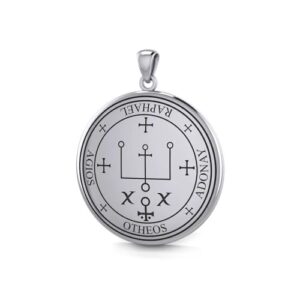 peter stone sigil of the archangel raphael 925 sterling silver pendant jewelry