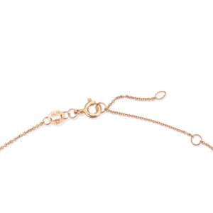 CHOW SANG SANG 18K Rose Gold (GH color, SI Clarity, Round Brilliant) Diamond Starry Kite Necklace for Women 93131N | 18.5", (47 CM)