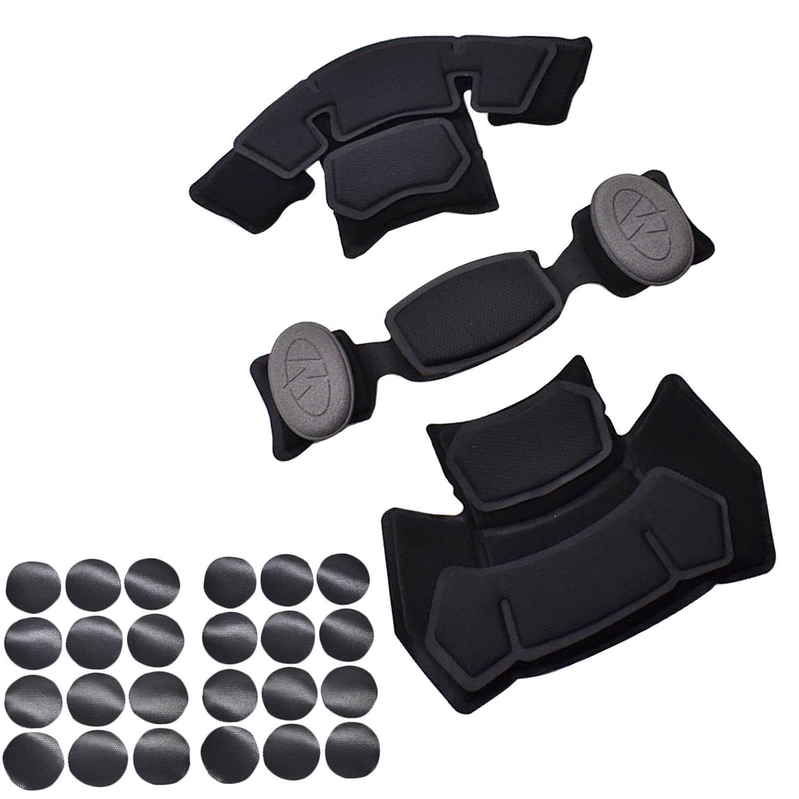 Internal Memory Foam Pads helmet lining Tactical Airsoft Helmet Padding kit Replacement Helmet Liner System Protective Cushion Mat Accessories fit Fast MT MICH IBH AF ACH MK M88 Airsoft Helmet