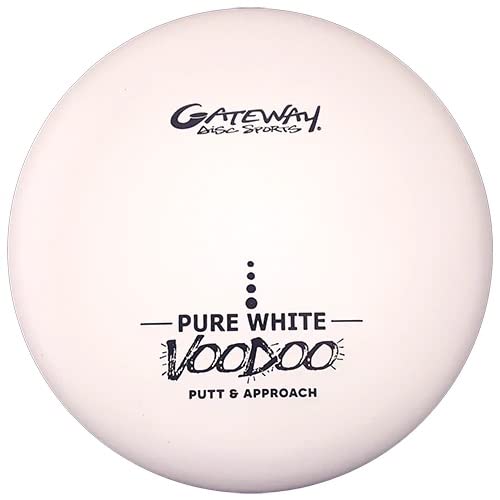 Gateway Disc Sports Pure White Voodoo Putter Golf Disc [Colors May Vary] - 170-172g