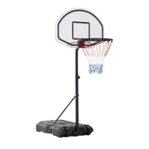 homtoozhii pool basketball hoop system stand backboard adjustable 61-70 inch portable basketball goal outdoor poolside applicable ball model 7# ball