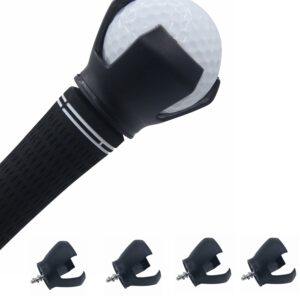 dowei golf ball retriever grabber,4pcs black golf ball retriever for putter back saver claw put on putter grip suction cup ball grabber golf screws tool,golf pick-up tool