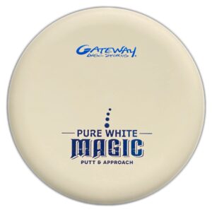 gateway disc sports pure white magic putter golf disc [colors may vary] - 173-176g