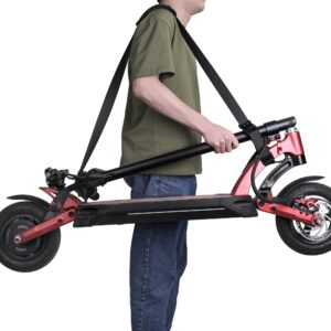 WILDKEN Scooter Shoulder Strap, 71in Carrying Scooter with Adjustable Carrying Strap and Extra-Thick Anti-Slip Shoulder, Scooter Strap for Electric Scooter, Bikes, Balance Bikes, Yoga Mat, Ski Board