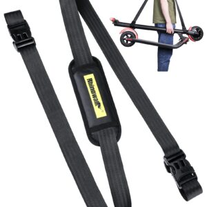 WILDKEN Scooter Shoulder Strap, 71in Carrying Scooter with Adjustable Carrying Strap and Extra-Thick Anti-Slip Shoulder, Scooter Strap for Electric Scooter, Bikes, Balance Bikes, Yoga Mat, Ski Board