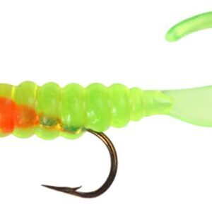 Moose Baits Crappie Jigs, Crappie Baits, Grub Fishing Lures, Curly Tail Worms for Bass Fishing, Crappie Fishing Gear, Soft Plastic Grubs, Curl Tail Grubs, Pink Swimbait with 1/8 oz Jig Heads