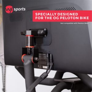 WF Sports for Peloton SureScreenMount Monitor Swivel | Peloton Pivot Screen Mount Attachment to Easily Rotate for Strength, Yoga, Meditation Classes | Bonus SureMountPro Peloton Phone Holder Included