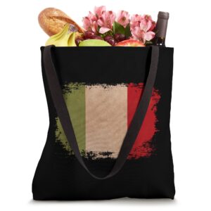 Vintage Distressed Design Italian Flag Italy Tote Bag