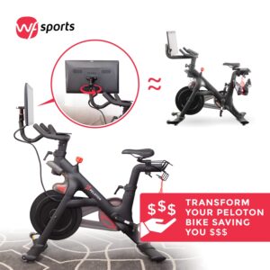 WF Sports for Peloton SureScreenMount Monitor Swivel | Peloton Pivot Screen Mount Attachment to Easily Rotate for Strength, Yoga, Meditation Classes | Bonus SureMountPro Peloton Phone Holder Included