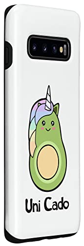 Galaxy S10 Uni Cado, Cute Avocado, Funny Unicorn, Guacamole, Vegan Case