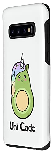 Galaxy S10 Uni Cado, Cute Avocado, Funny Unicorn, Guacamole, Vegan Case