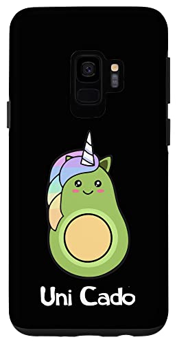 Galaxy S9 Uni Cado, Cute Avocado, Funny Unicorn, Guacamole, Vegan Case