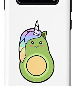 Galaxy S10 Uni Cado, Cute Avocado, Funny Unicorn, Guacamole, Vegan Case