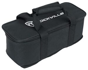 rockville mini rf bag carry bag for 5 mini rf or ir lights plus accessories