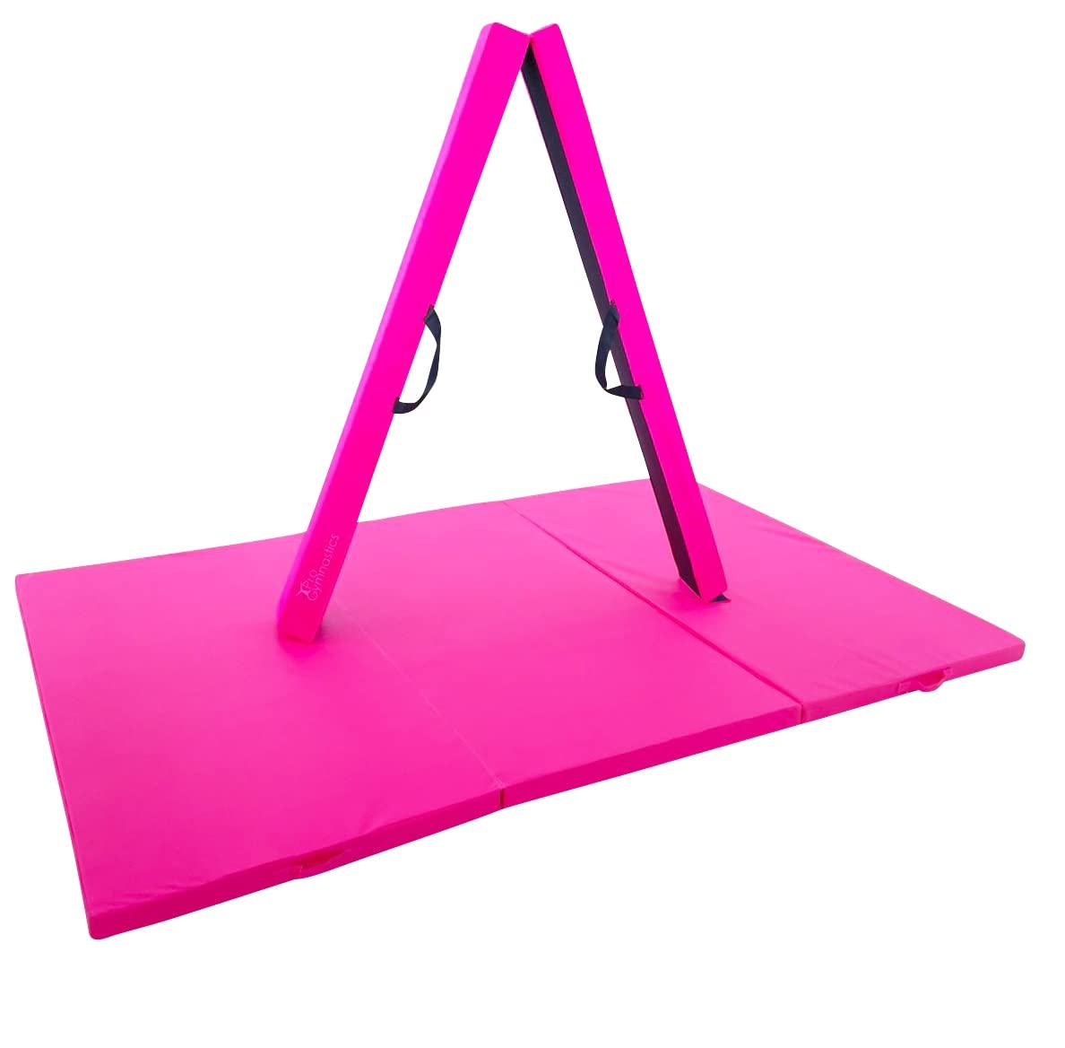 Athletic Bar Expandable Gymnastics Kip Bar 3 in 1 Set with Balance Beam, 6'x4' Mat for Kids, Horizontal Bar Junior Gymnastic Training Exercise for Gymnast Home Gym Height Adjustable 3 to 5 FT (Pink)