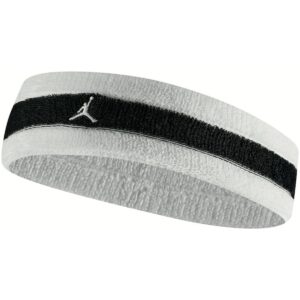 nike jordan headband terry white/black/white free