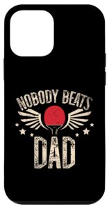 iphone 12 mini nobody beats dad for a ping pong player table tennis case