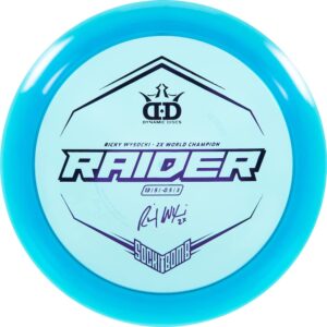 dynamic discs limited edition ricky wysocki sockibomb lucid ice raider distance driver golf disc [colors may vary] - 173-176g