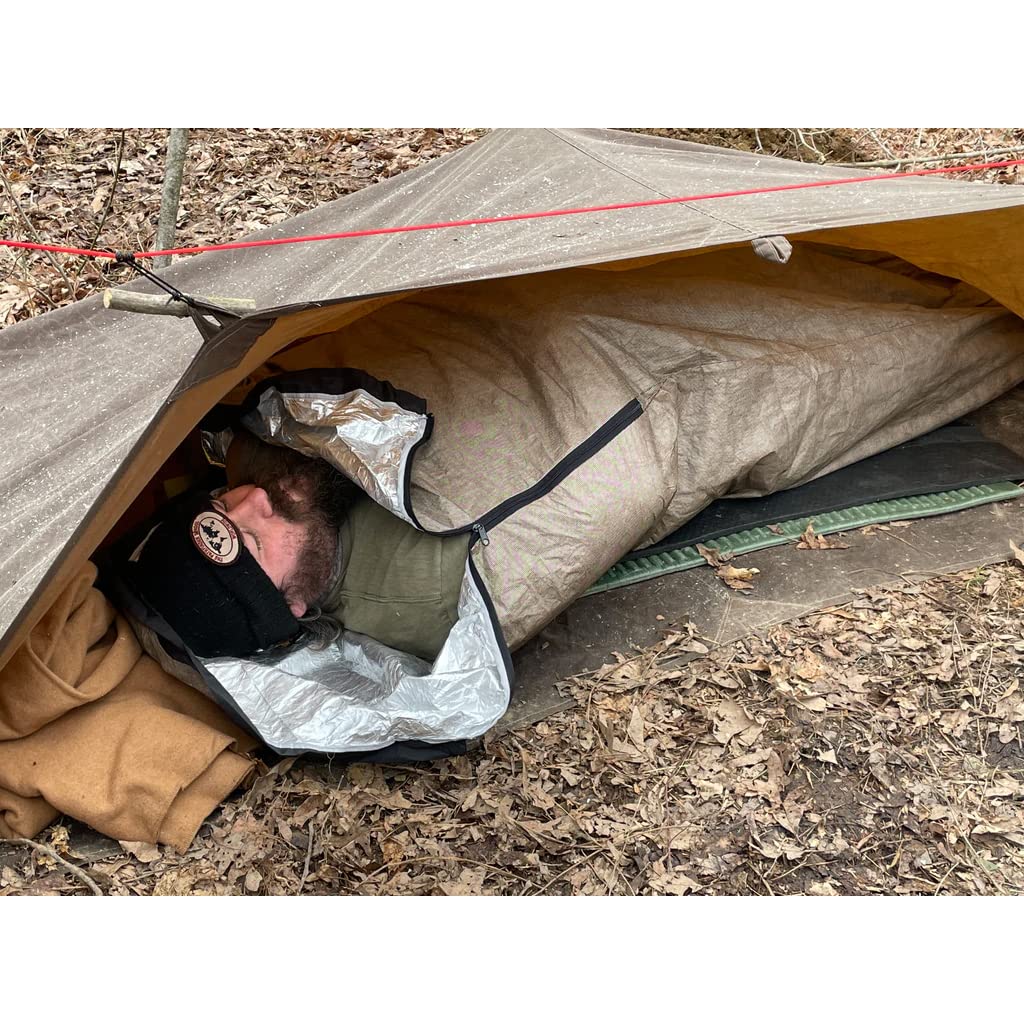 The Pathfinder School Bivvy Survival Sleeping Bag (Earth Brown)