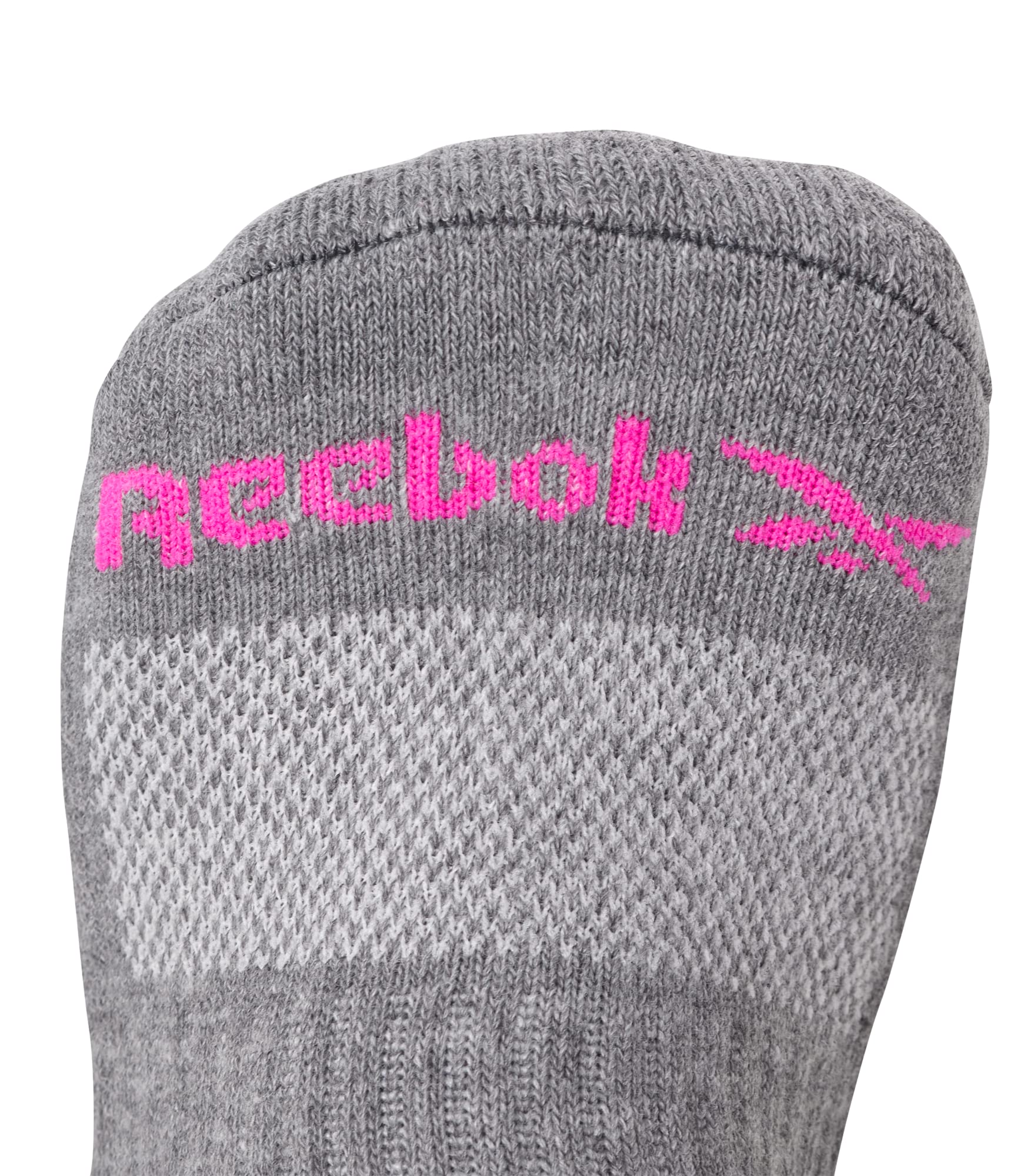 Reebok Women's Low Cut Socks - 12 Pack Performance Cushioned Comfort No Show Socks - Athletic Socks for Women (4-10), Size 4-10, BlackWhiteGrey