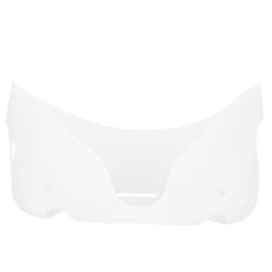 vr glasses silicone protective cover for oculus quest 2, scratch proof and shock resistance vr headset protective shell mask accessories(white)