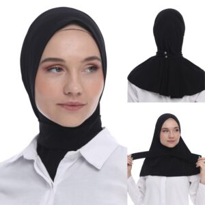 marwa fashion muslim hijab for women - premium quality hijab scarf for women made up of 100% stretchable polyester, instant hijab