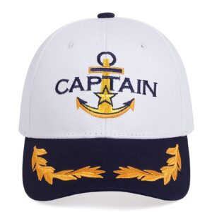 captain yacht hat sailors hat nautical marine sailor navy hats snapback adjustable sea cap for adult