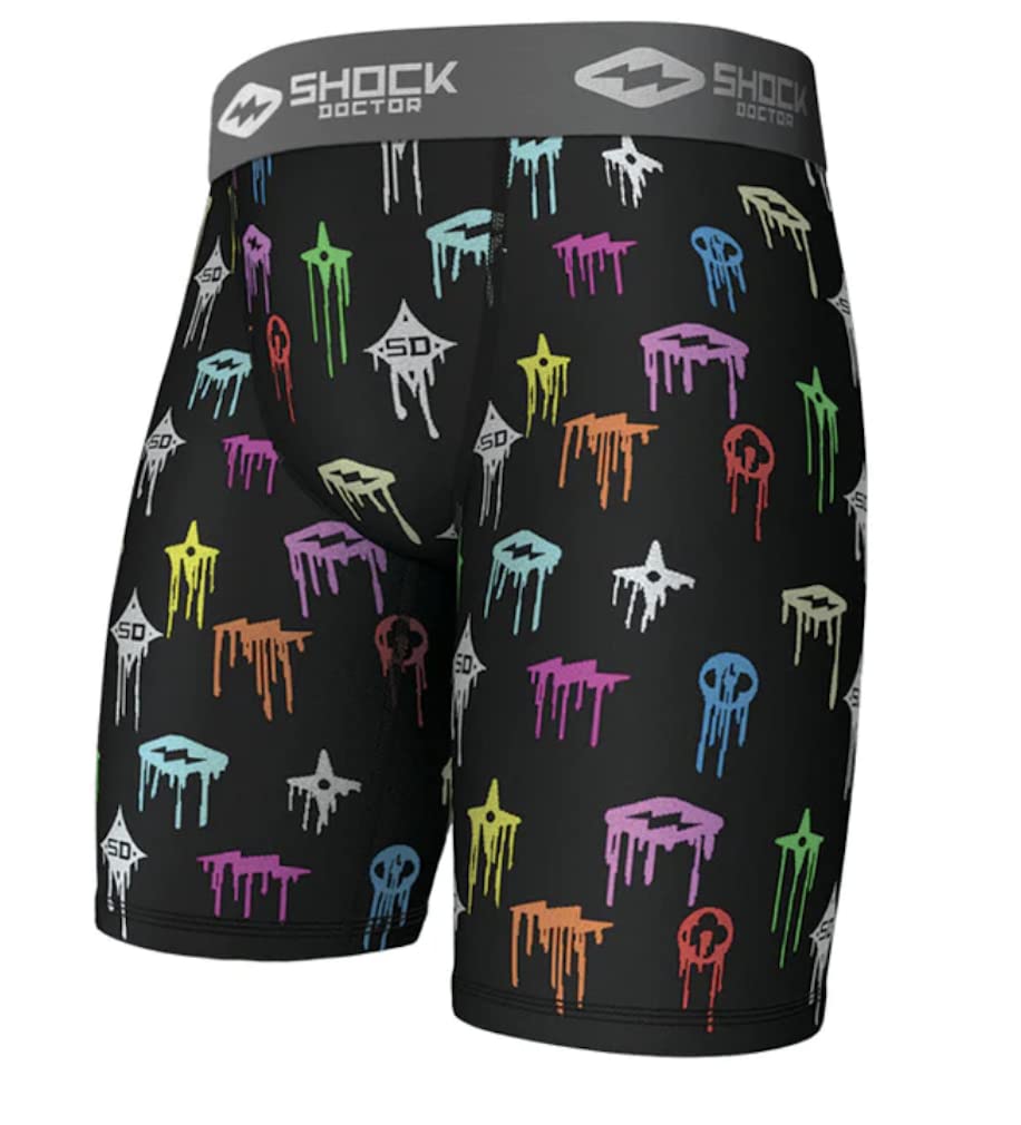 Core Compression Short Youth - Prints Multi Lux L