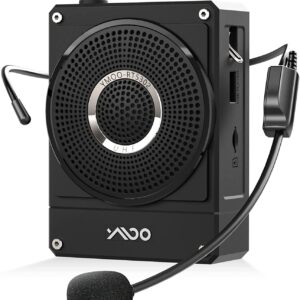 YMOO Voice Amplifier Wired Microphone,10W Powerful Penetrating Sound Portable Speaker for Teachers/Yoga/Tour Guide/Meeting/Mall