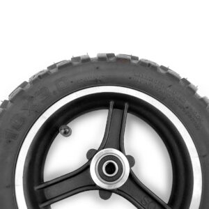 L-faster 10x3.0 Inflatable Wheel with Mountain Tyre and Inner Tube Compatible with Disc Brake for Off-Road Electric Scooter