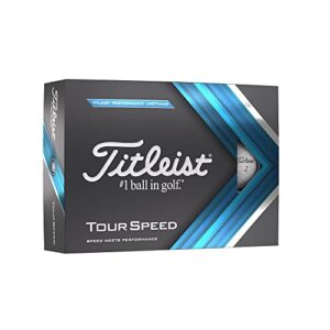 titleist tour speed golf balls , 12 count ( pack of 1)